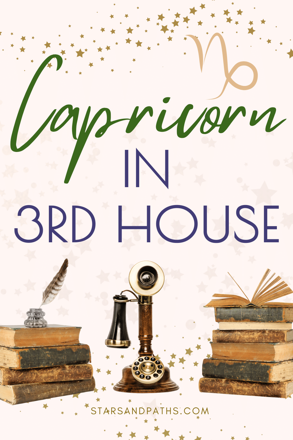 Capricorn in 3rd House: Wisdom Carved in Stone