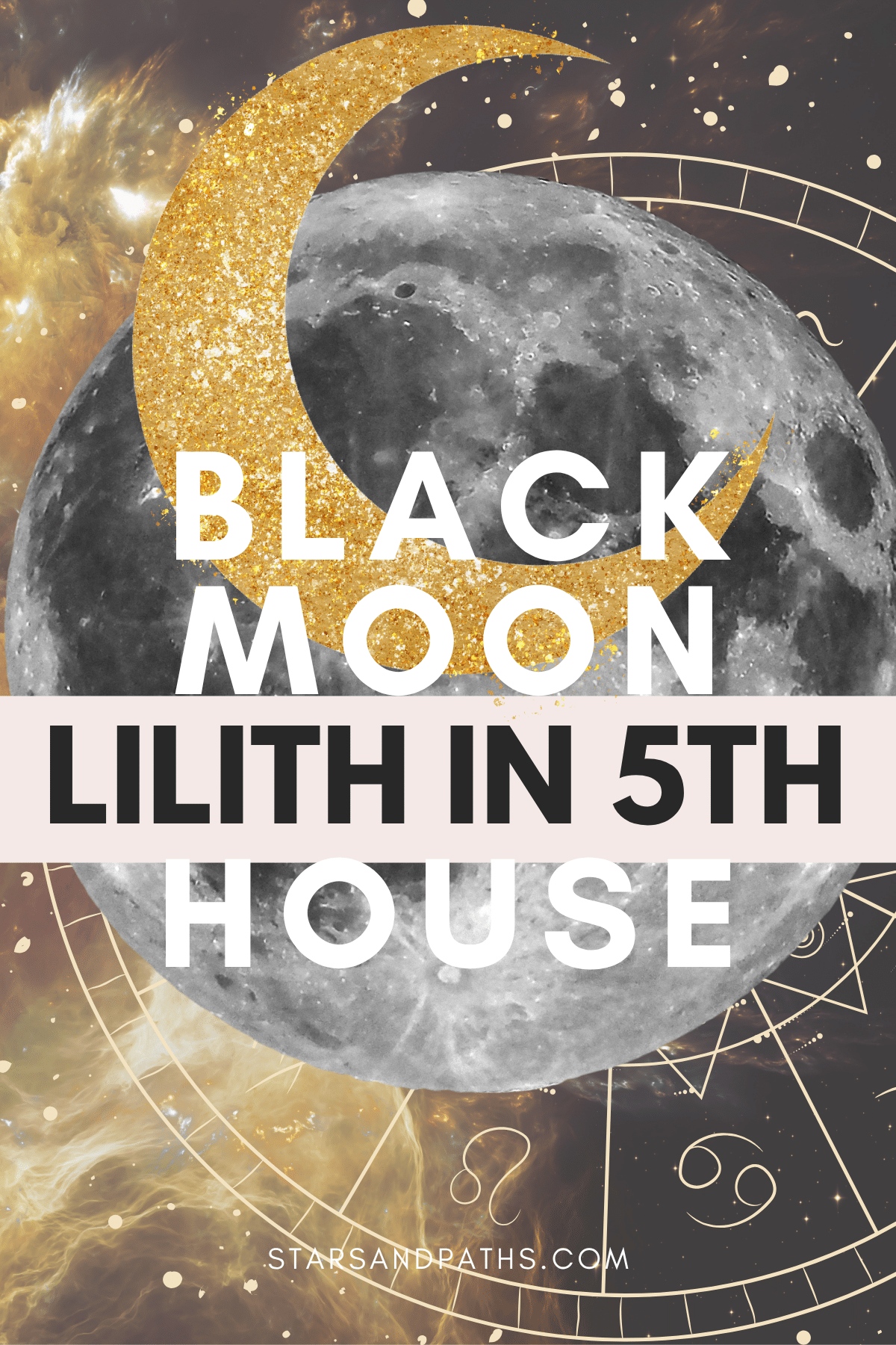 Black Moon Lilith in 5th House: Forbidden Creativity